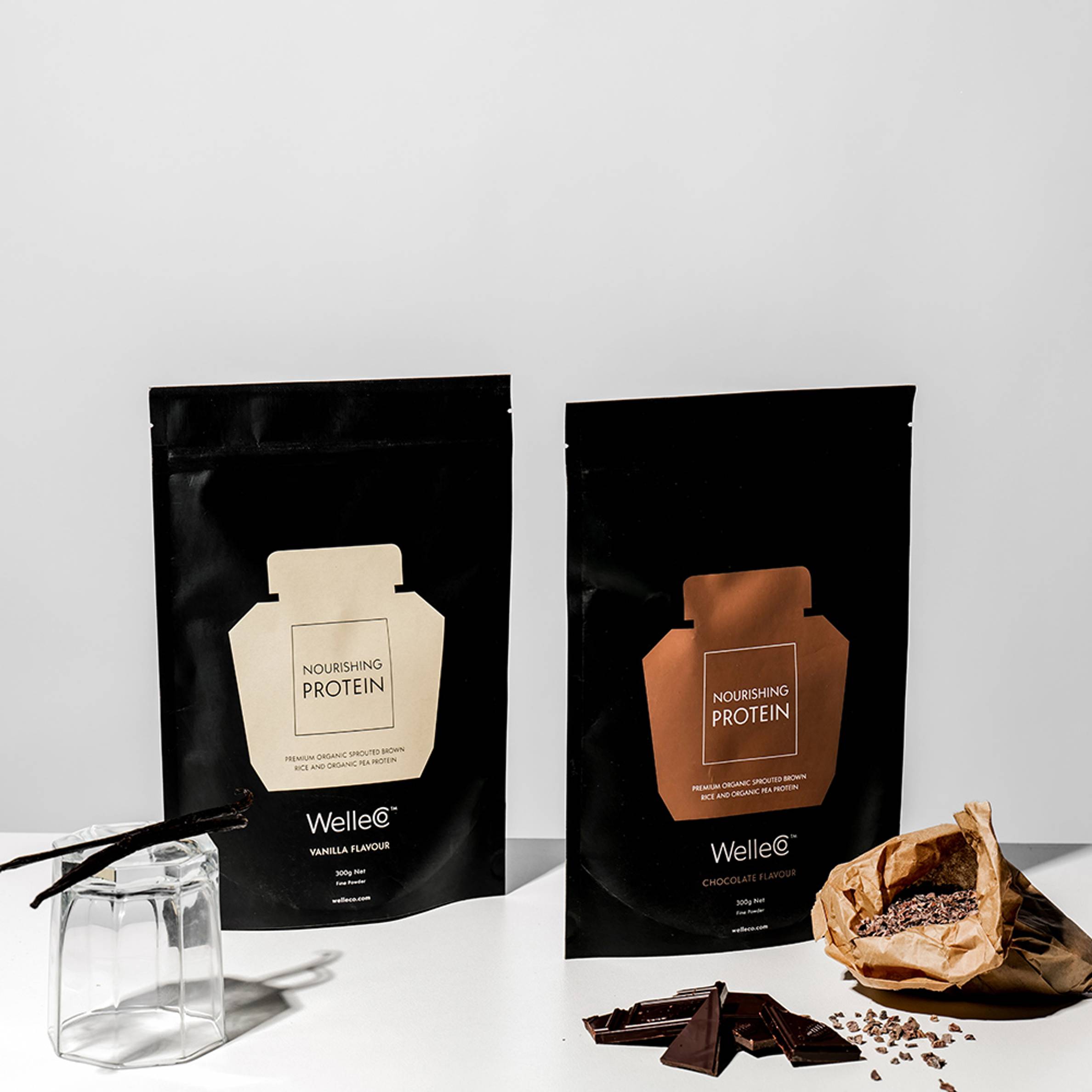 Organic Plant-Based Protein Powders - WelleCo US